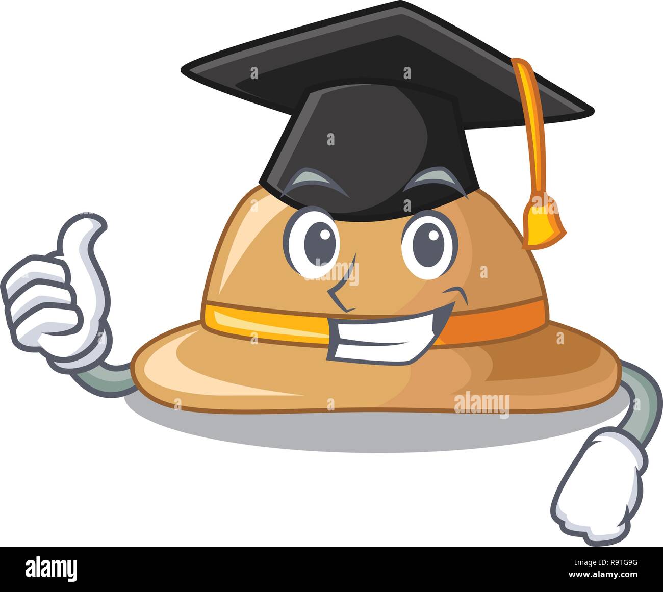 Graduation cork het in a shape cartoon Stock Vector Image & Art - Alamy