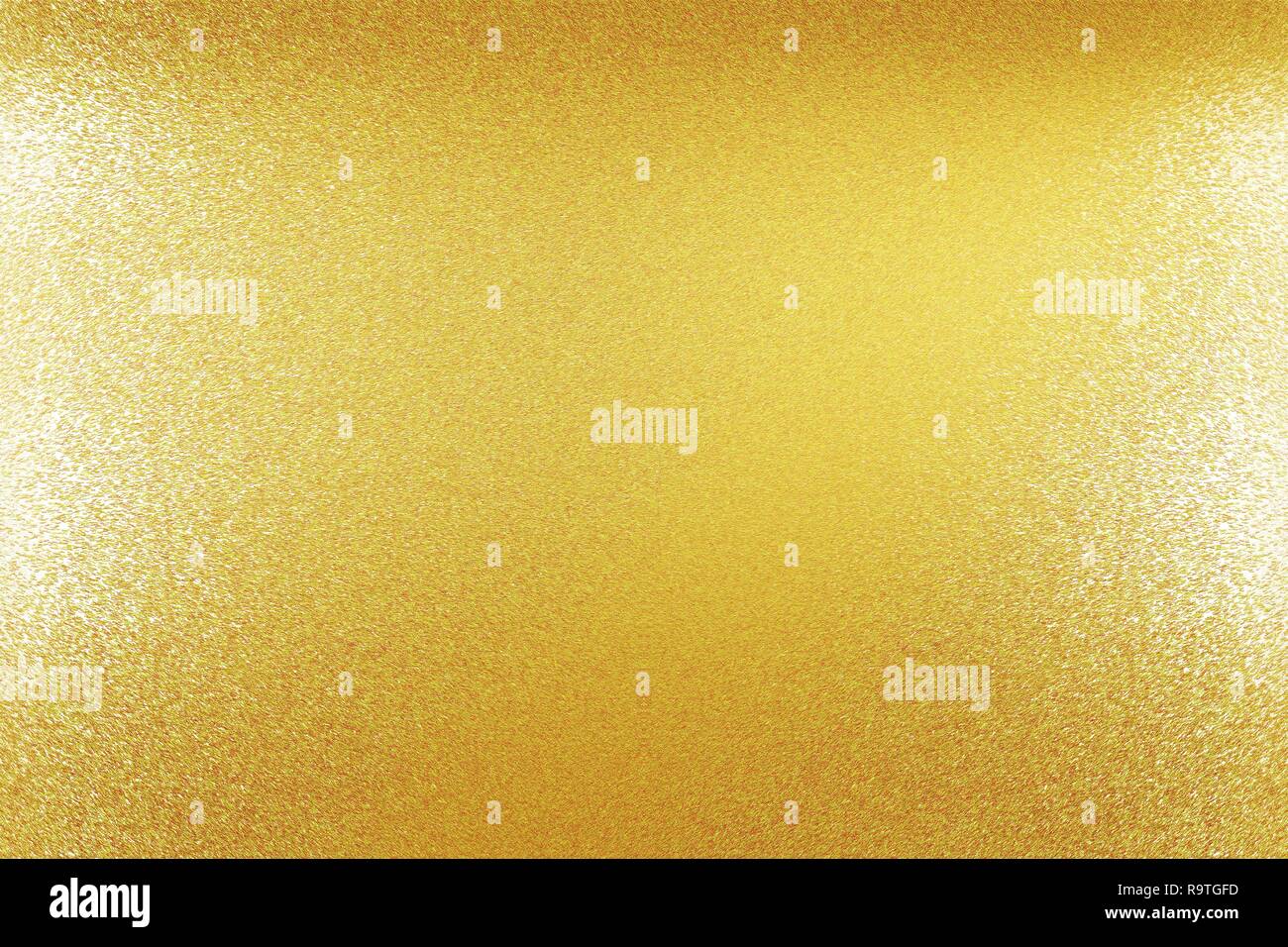 Texture of shiny reflective on gold metal, abstract background Stock ...