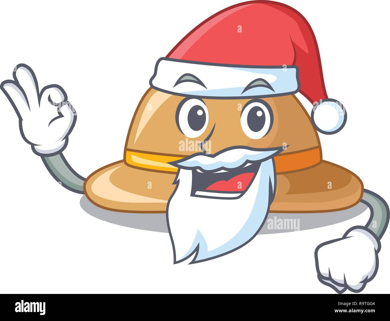 Santa cork hat in a cartoon style Stock Vector Image & Art - Alamy