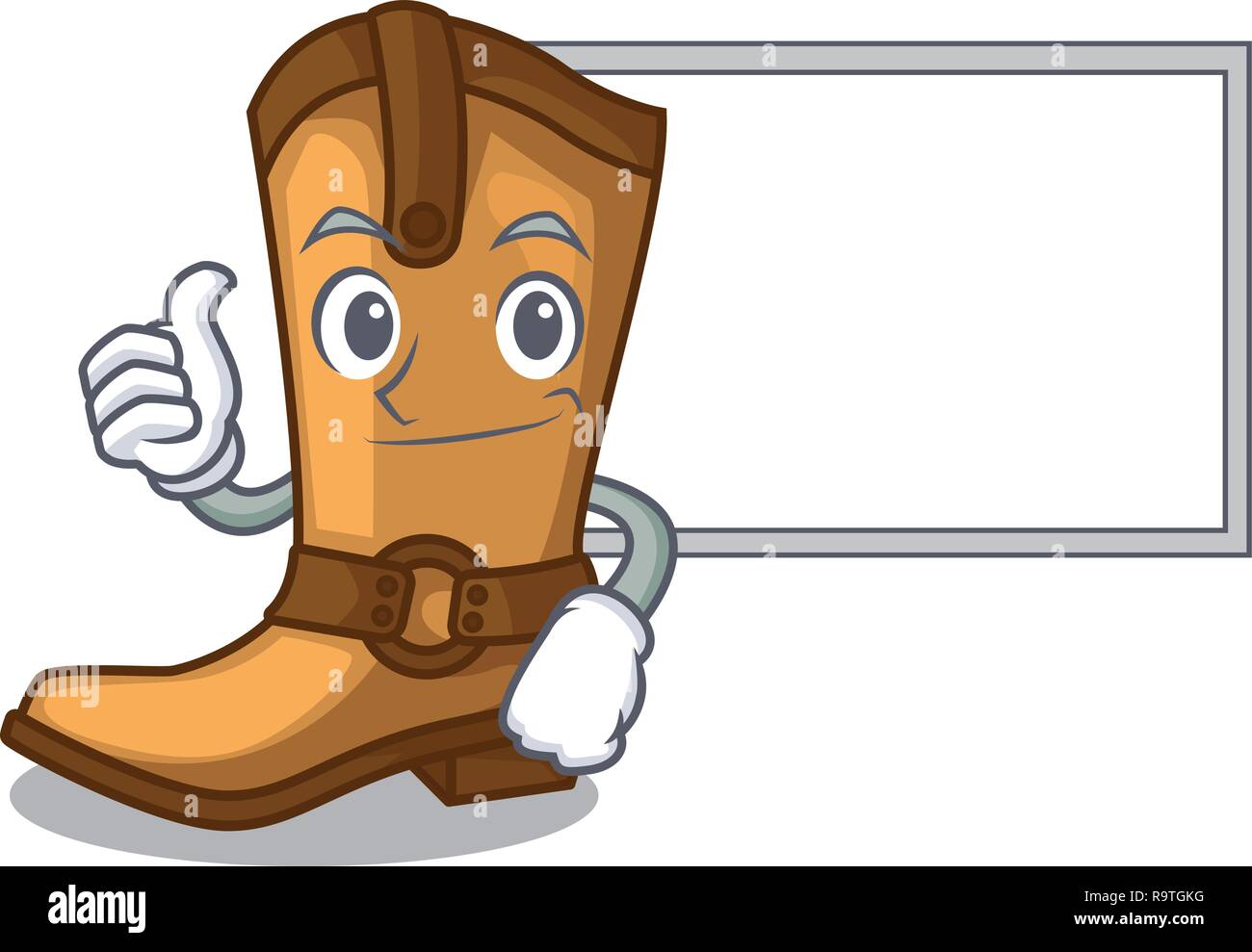 Cartoon cowboy thumbs up hi-res stock photography and images - Alamy