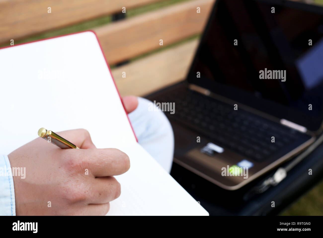 Boy writing diary hi-res stock photography and images - Alamy