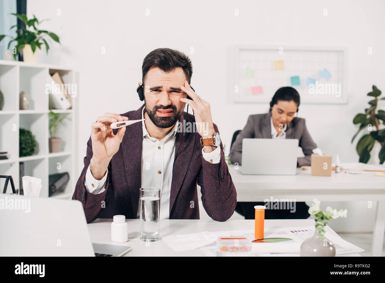 Sick call hi-res stock photography and images - Alamy