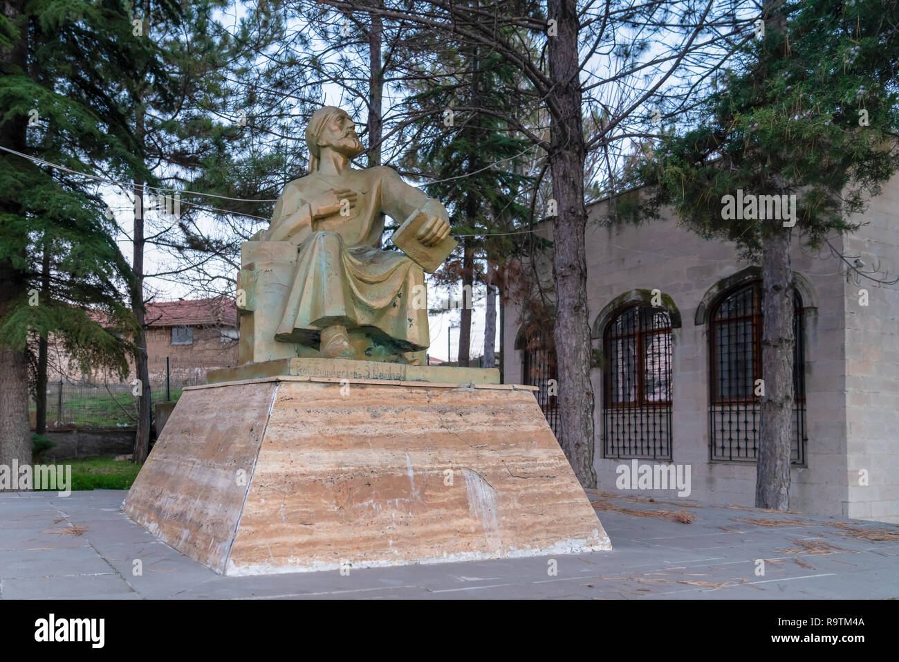 Eskisehir/Turkey-December 8 2018: Yunus Emre Museum and Yunus Emre ...