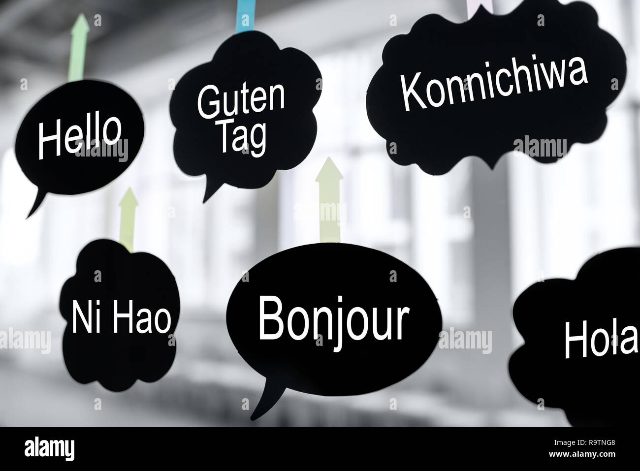 Greeting words hi-res stock photography and images - Alamy