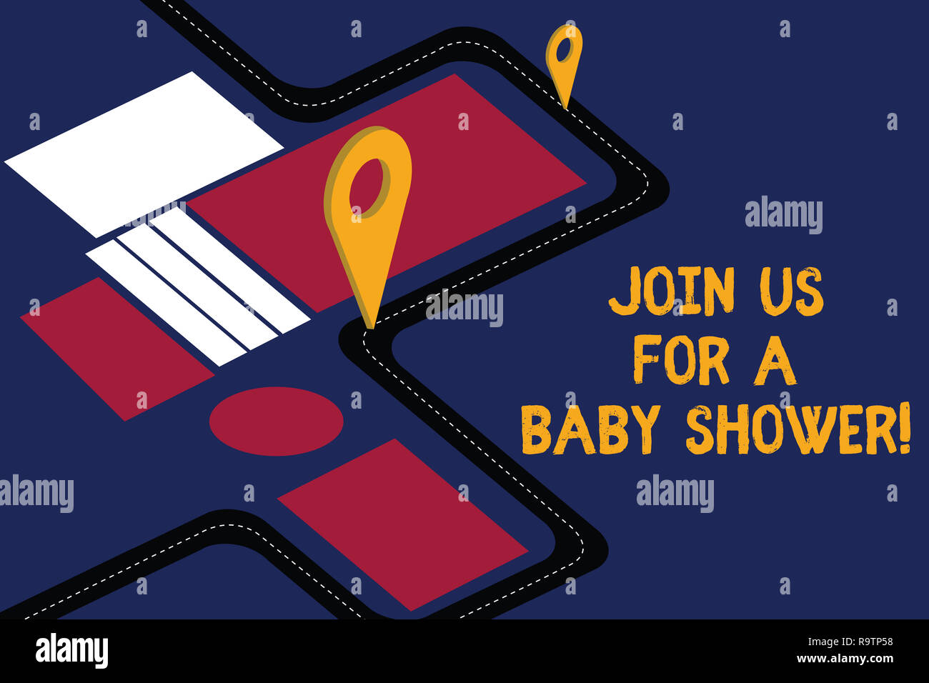 Map Baby Shower