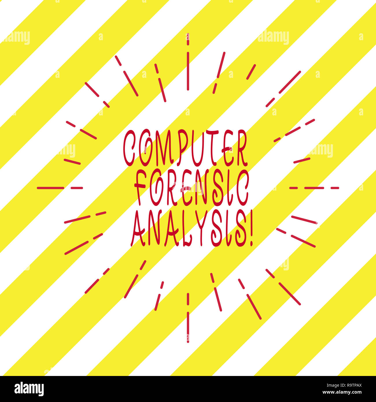 Handwriting text writing Computer Forensic Analysis. Concept meaning ...