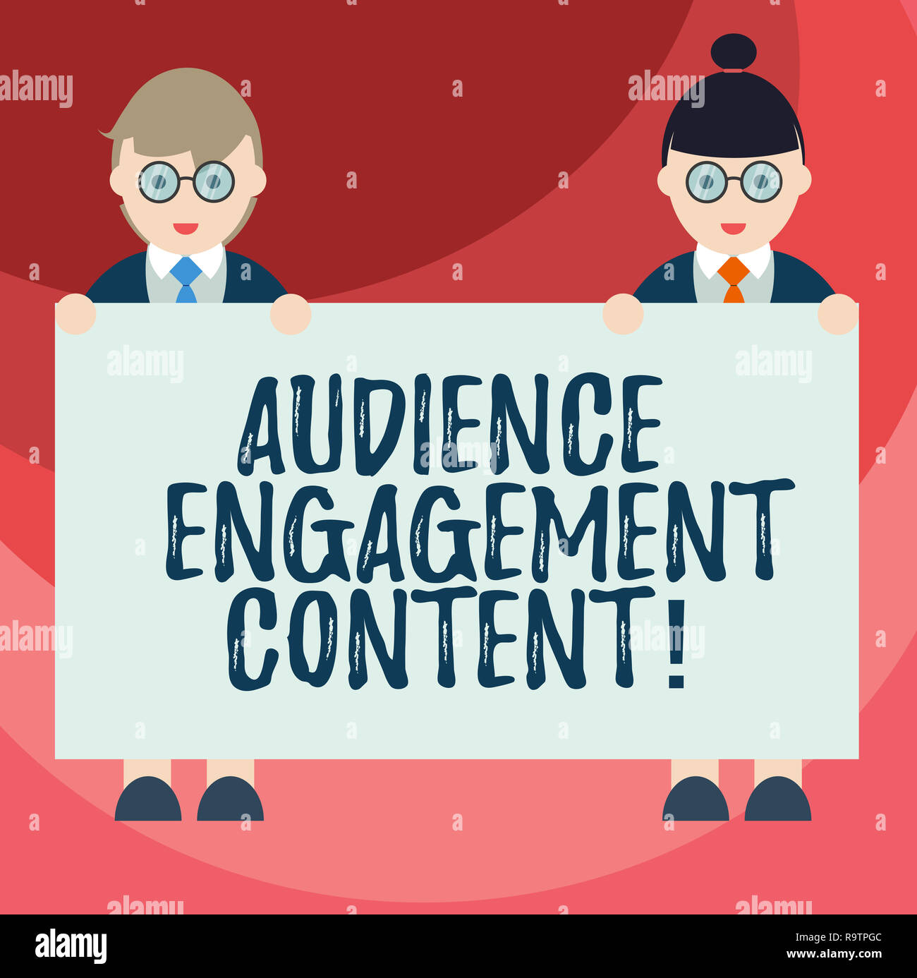 Text sign showing Audience Engagement Content. Conceptual photo ...