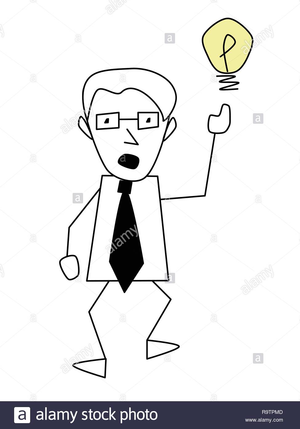 Stickman Illustration High Resolution Stock Photography and Images - Alamy