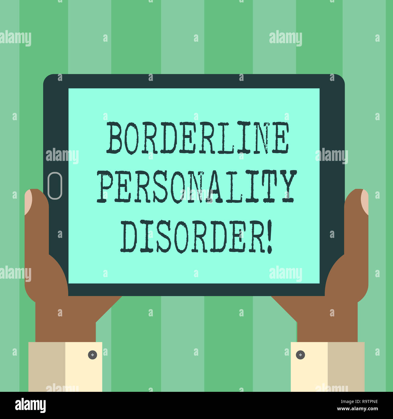Handwriting text Borderline Personality Disorder. Concept meaning ...