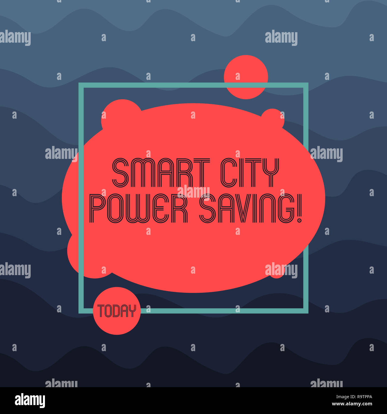 Text sign showing Smart City Power Saving. Conceptual photo Connected ...