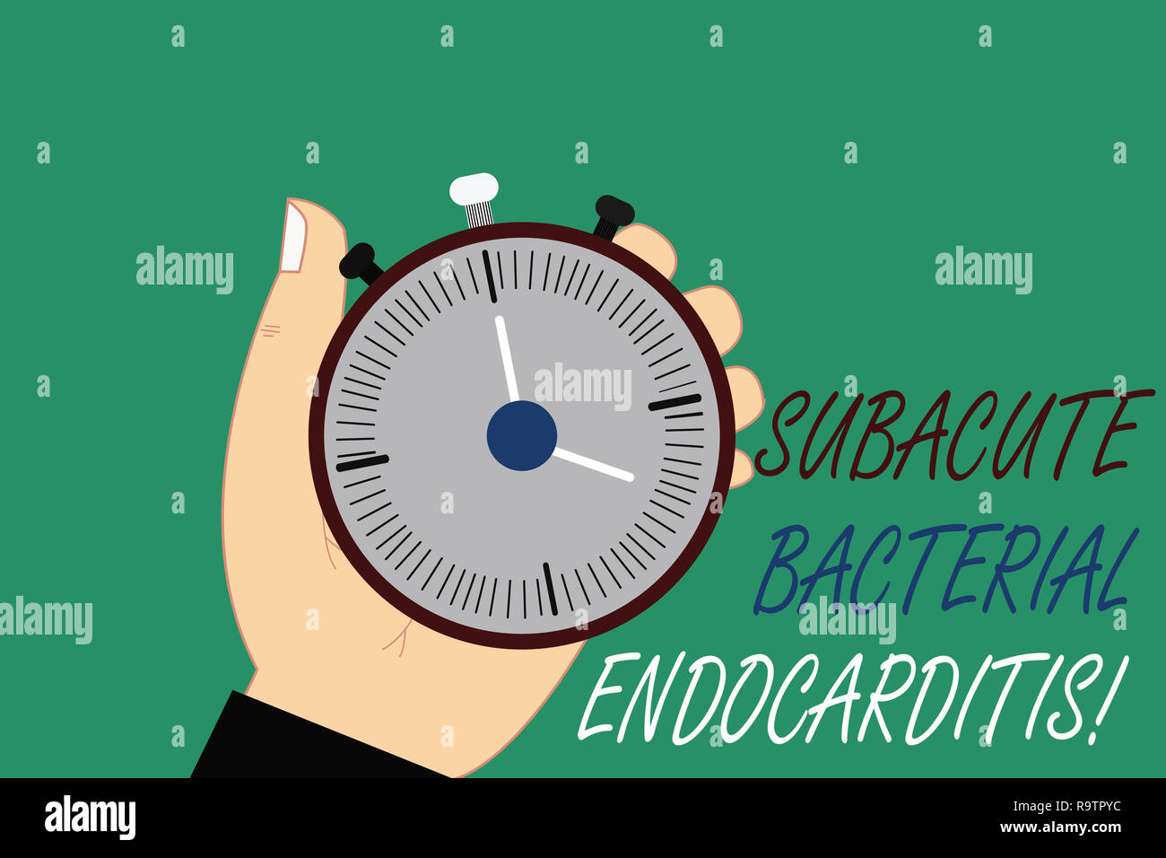 Word writing text Subacute Bacterial Endocarditis. Business concept for ...