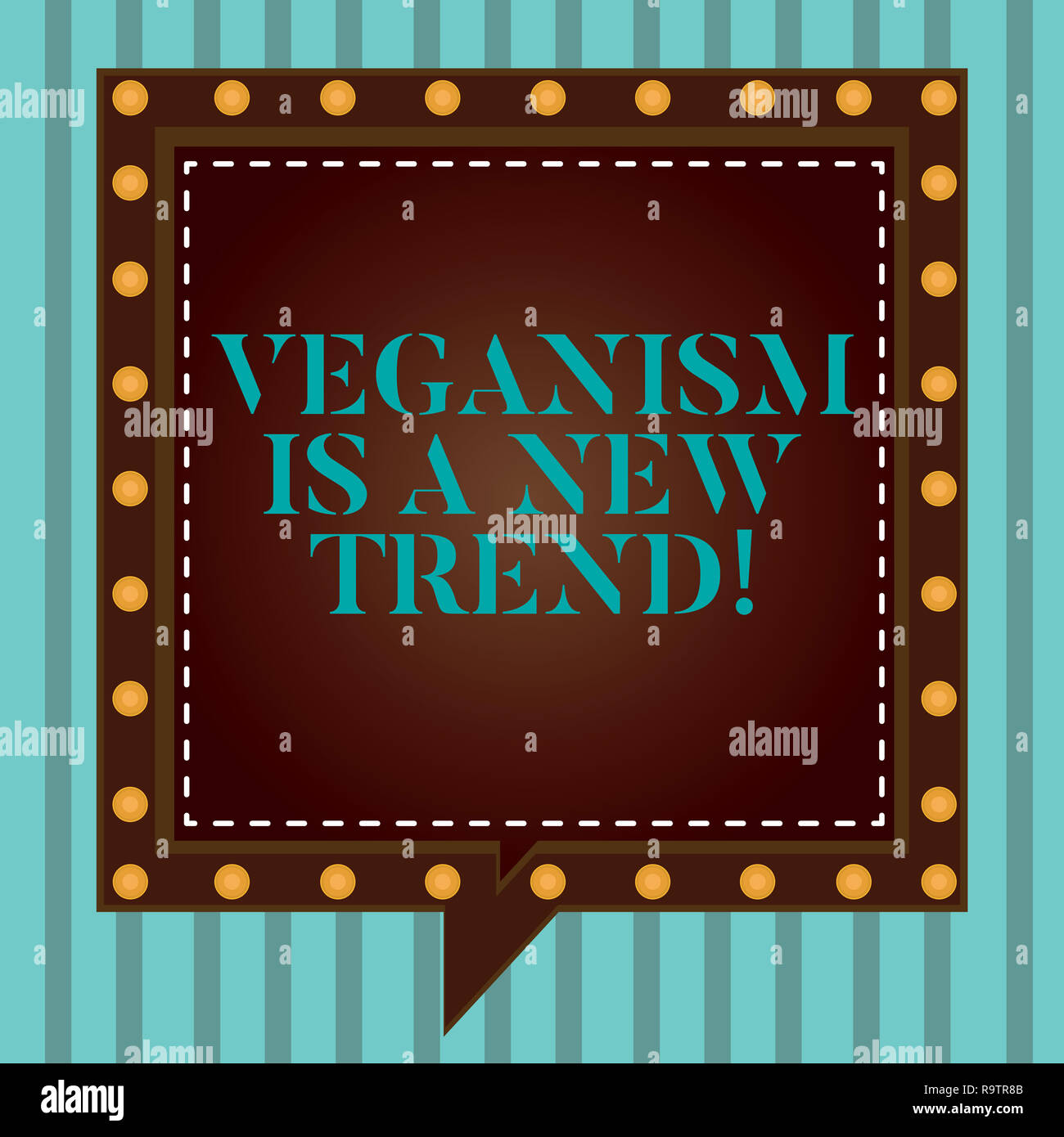 Handwriting text writing Veganism Is A New Trend. Concept meaning ...