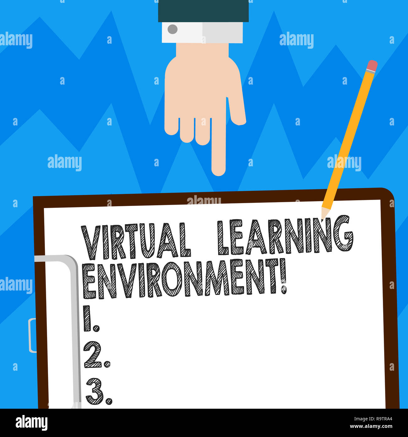 Word writing text Virtual Learning Environment. Business concept for ...