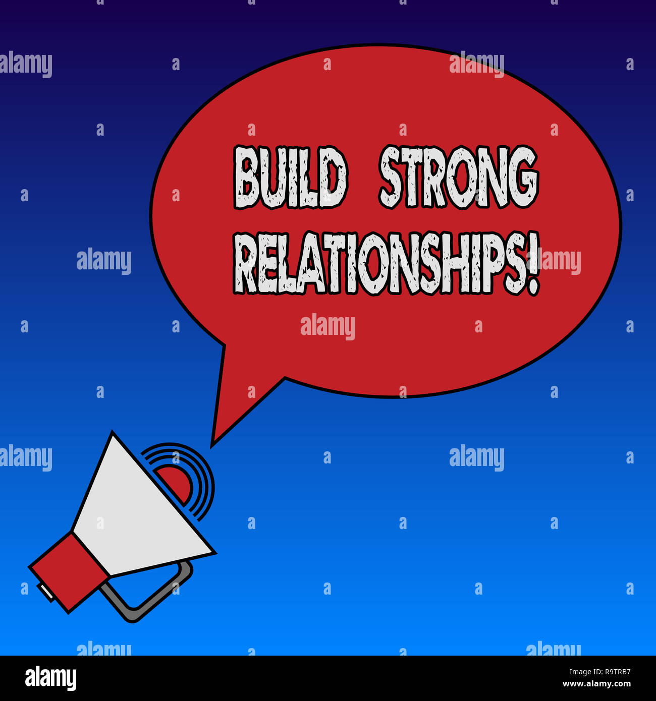 Writing note showing Build Strong Relationships. Business photo ...