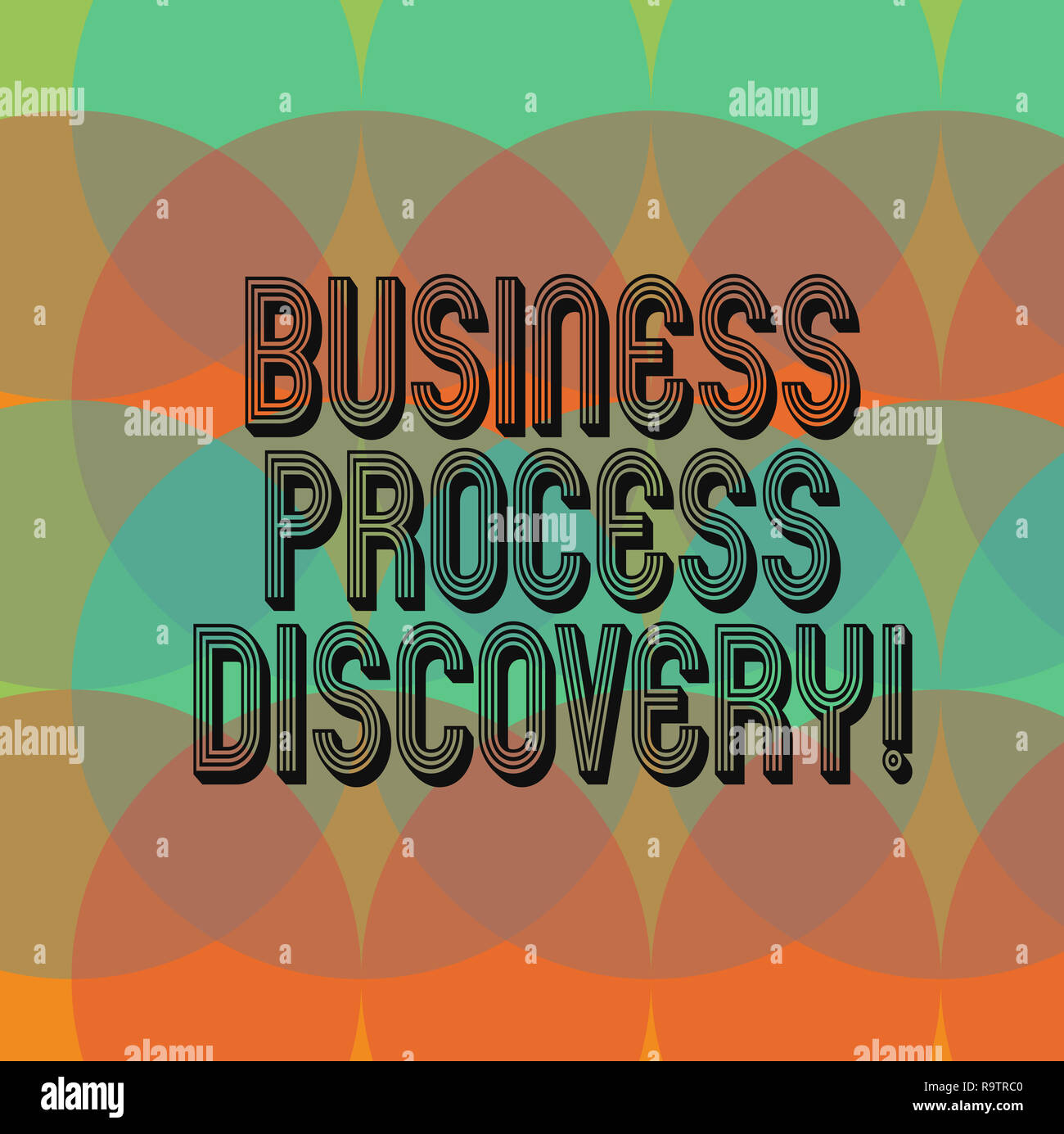 Text sign showing Business Process Discovery. Conceptual photo ...