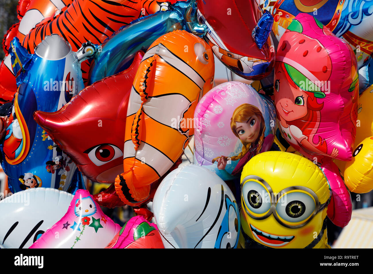 A bunch of balloons for kids Stock Photo - Alamy