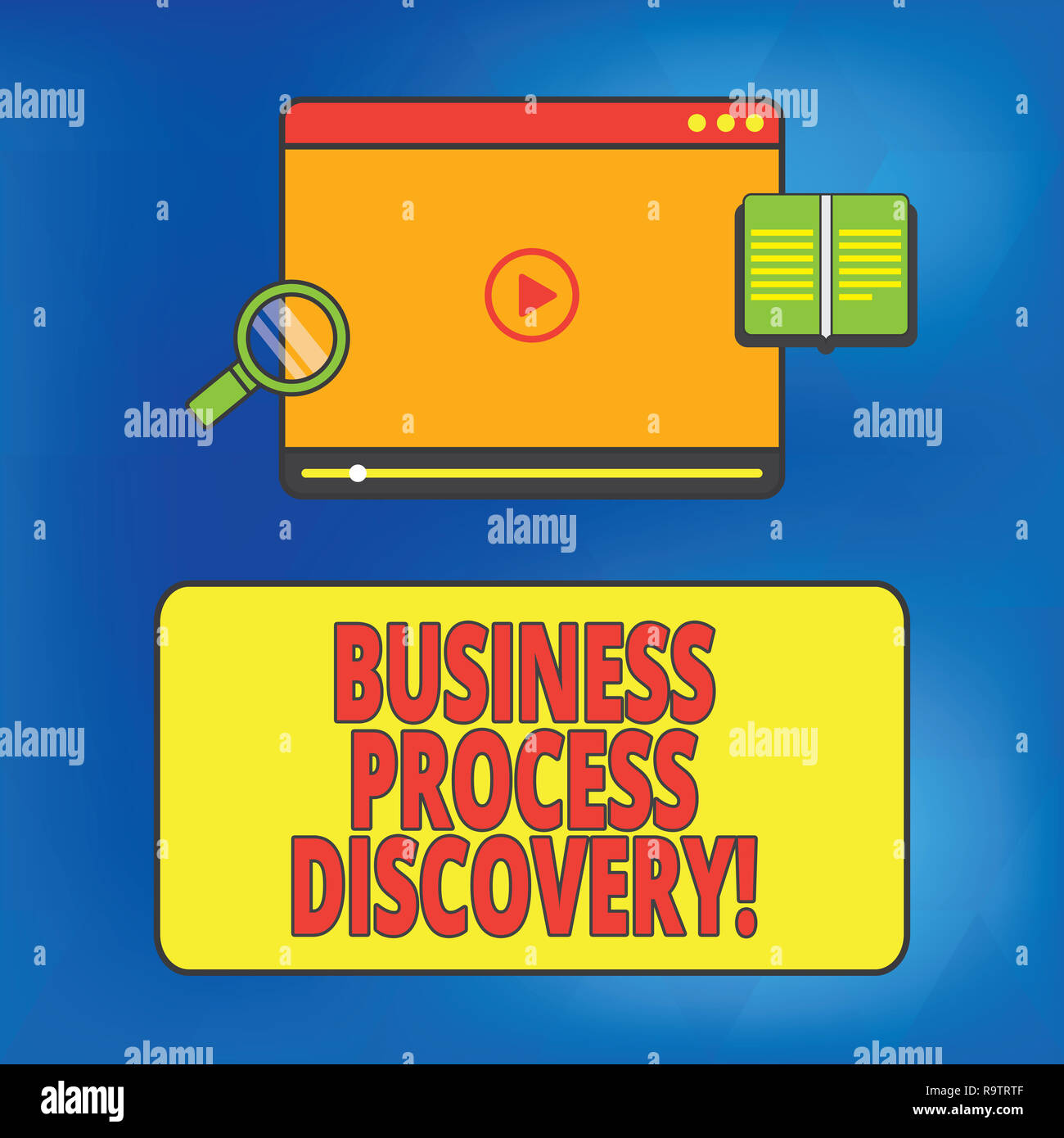 Writing note showing Business Process Discovery. Business photo ...