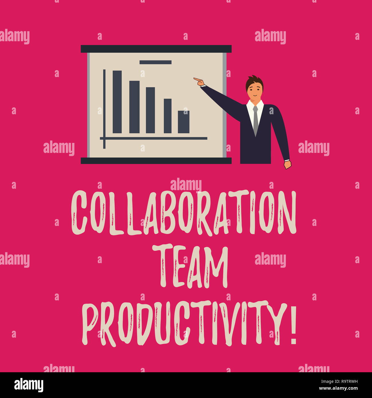 Handwriting text writing Collaboration Team Productivity. Concept ...