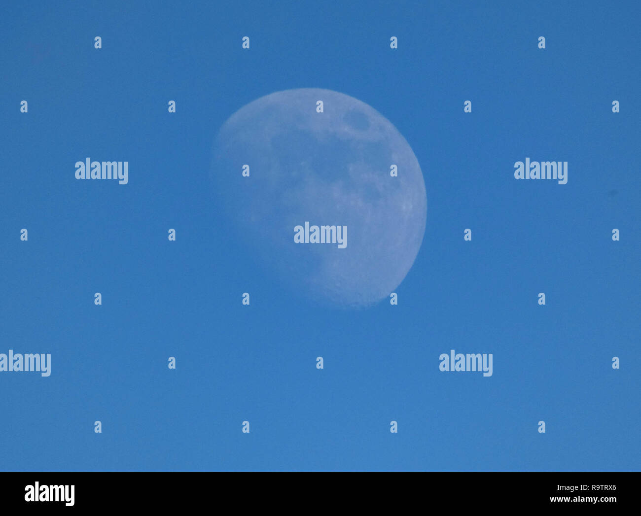 Daytime Moon Photo Stock Photo - Alamy