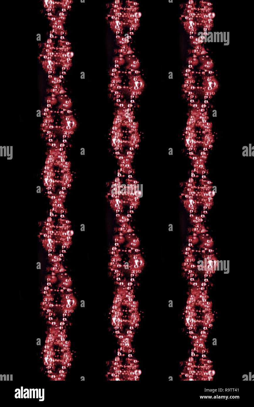 3D DNA strand with vibrant colors for genetics background Stock Photo ...