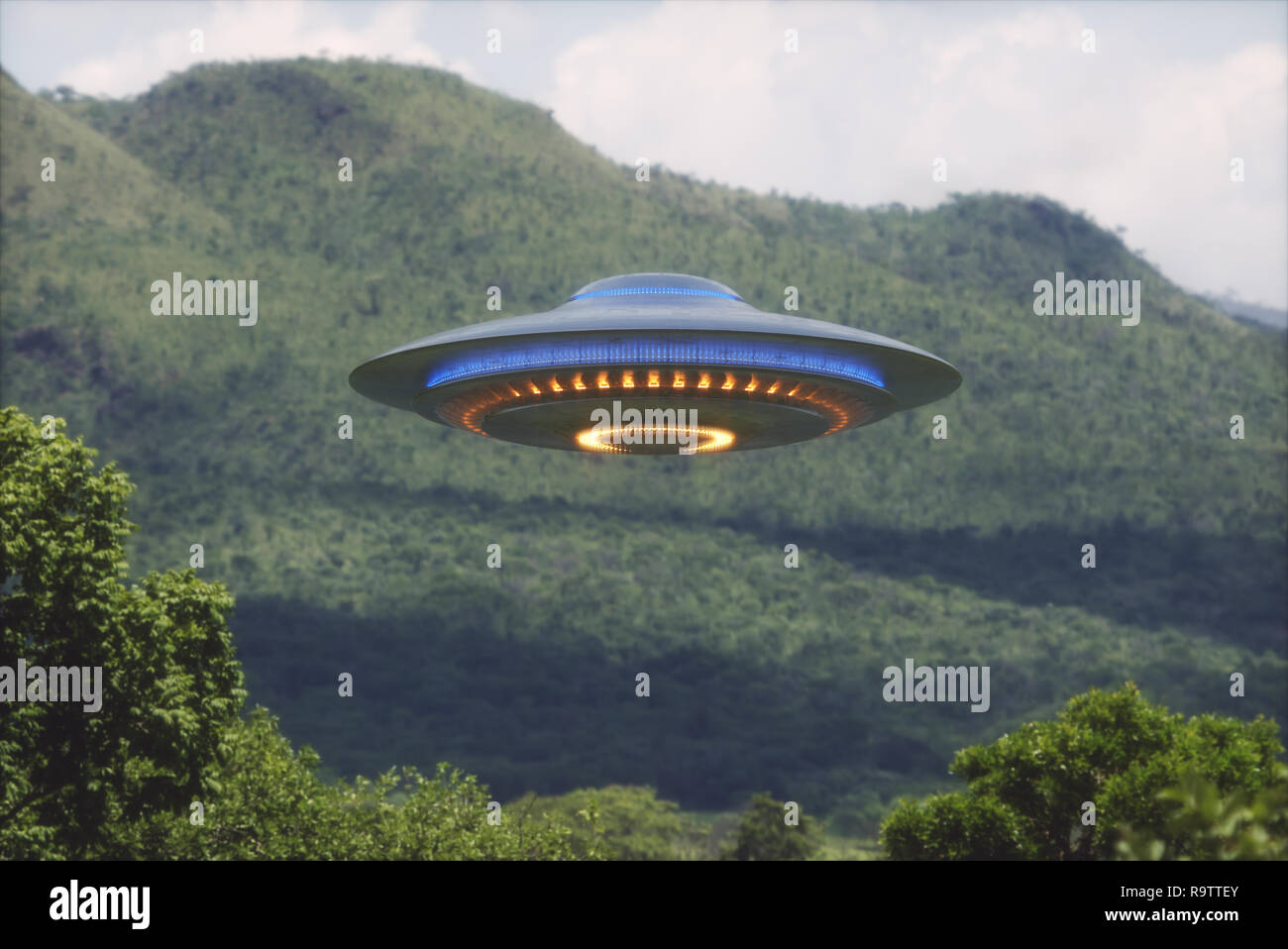 Aircraft flying over forest hi-res stock photography and images - Alamy