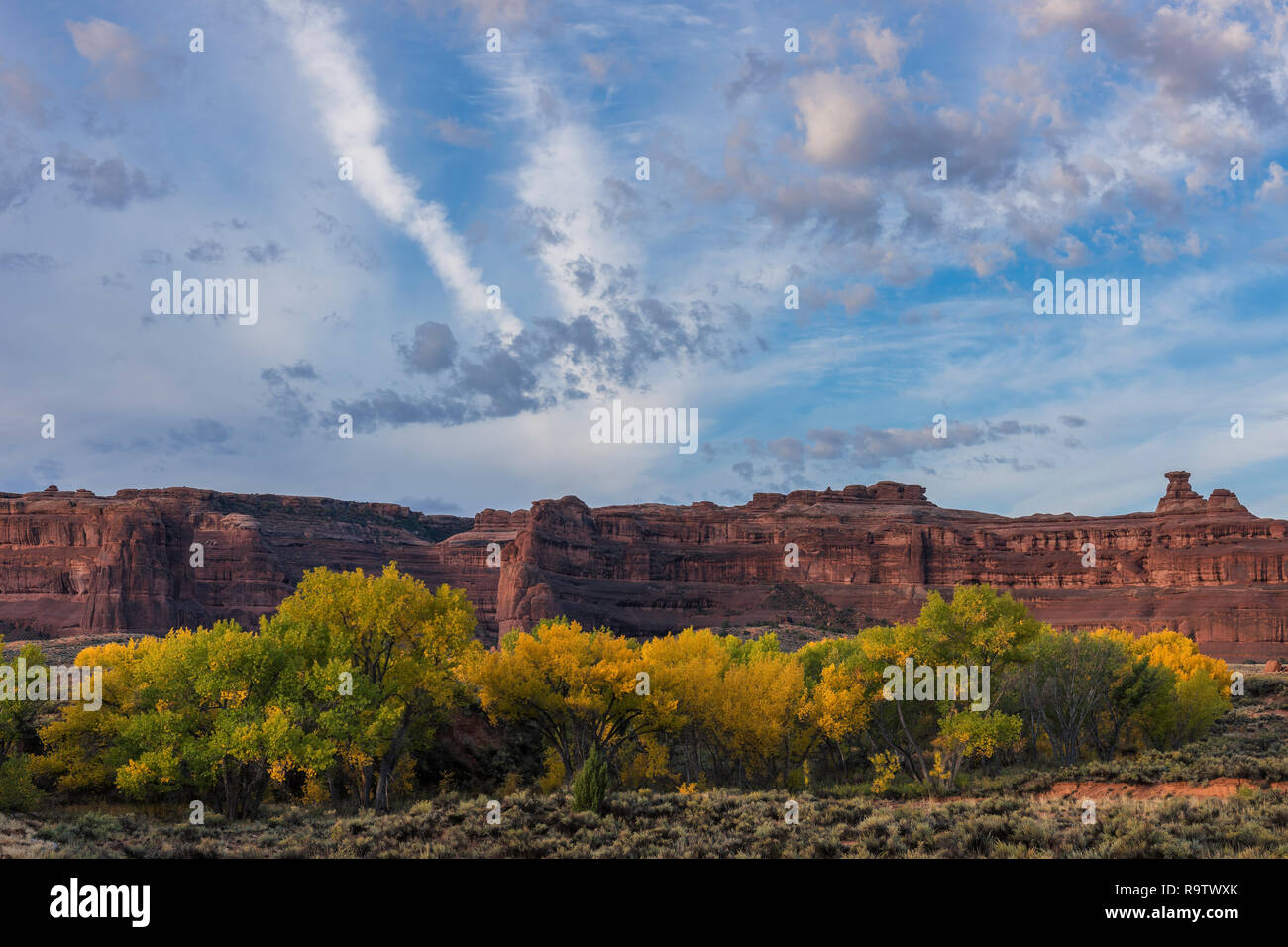 Arches Fall Colors Stock Photo - Alamy