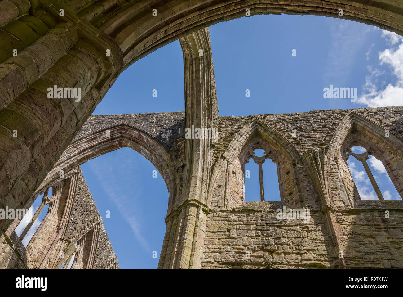 Tintern Abbey, Monmouthshire, Wales Stock Photo - Alamy