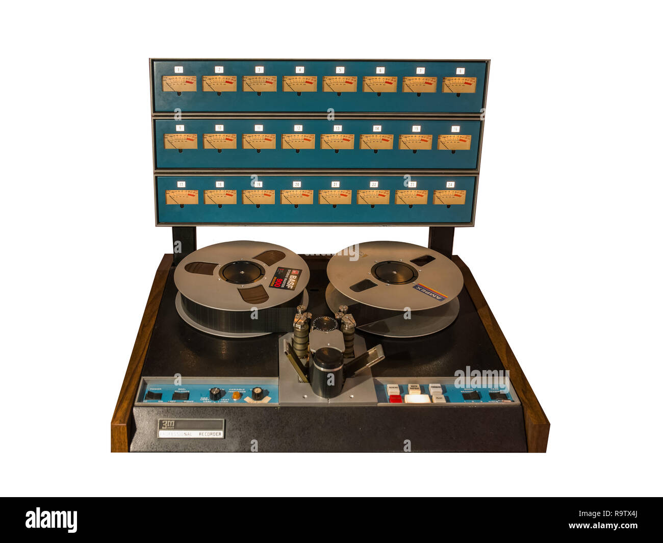 Recording Studio 24 track tape deck Stock Photo - Alamy