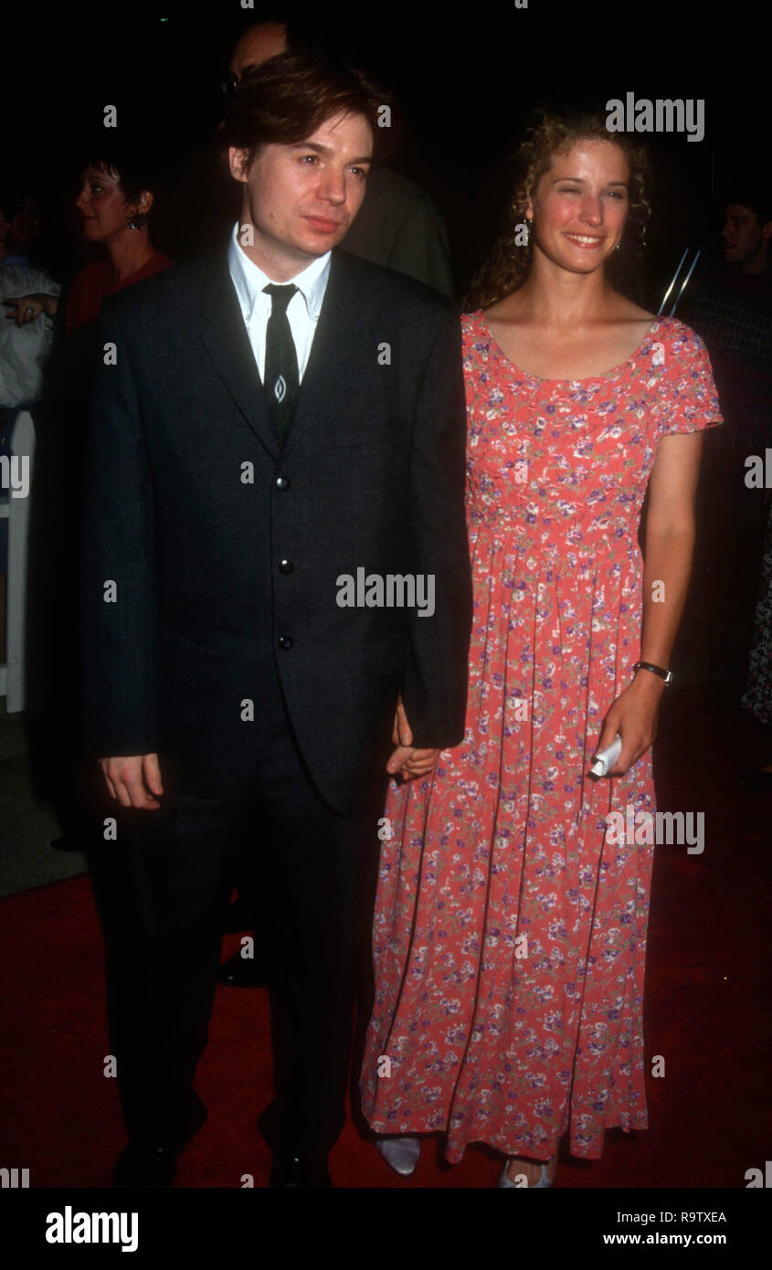 CENTURY CITY, CA - JUNE 23: Actor Mike Myers and actress Nancy Travis ...