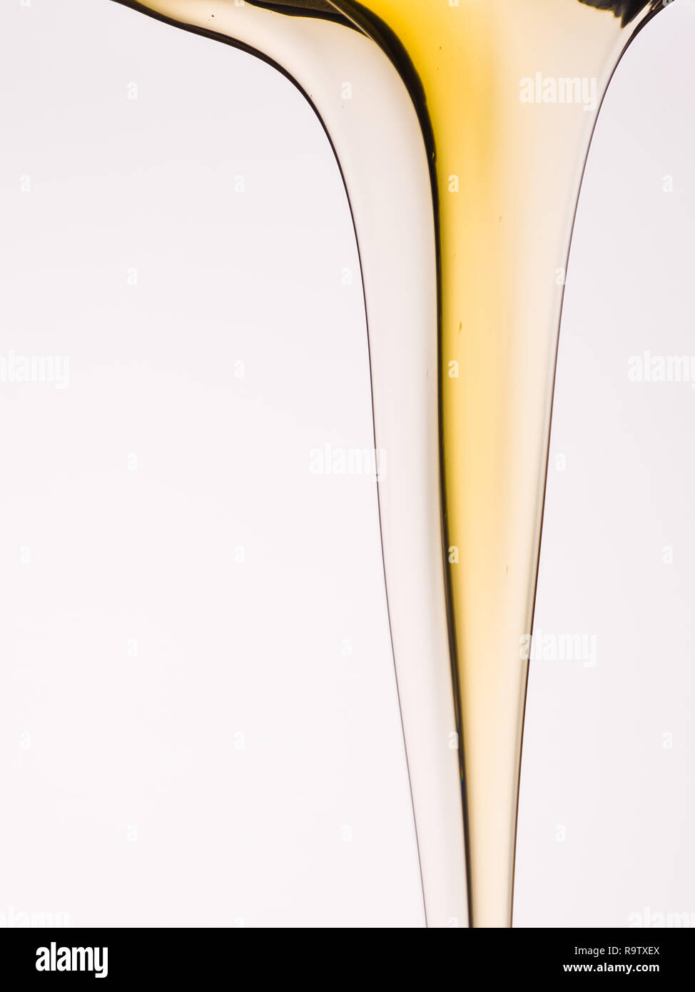 oil flowing shape. syrup flowing shape Stock Photo - Alamy