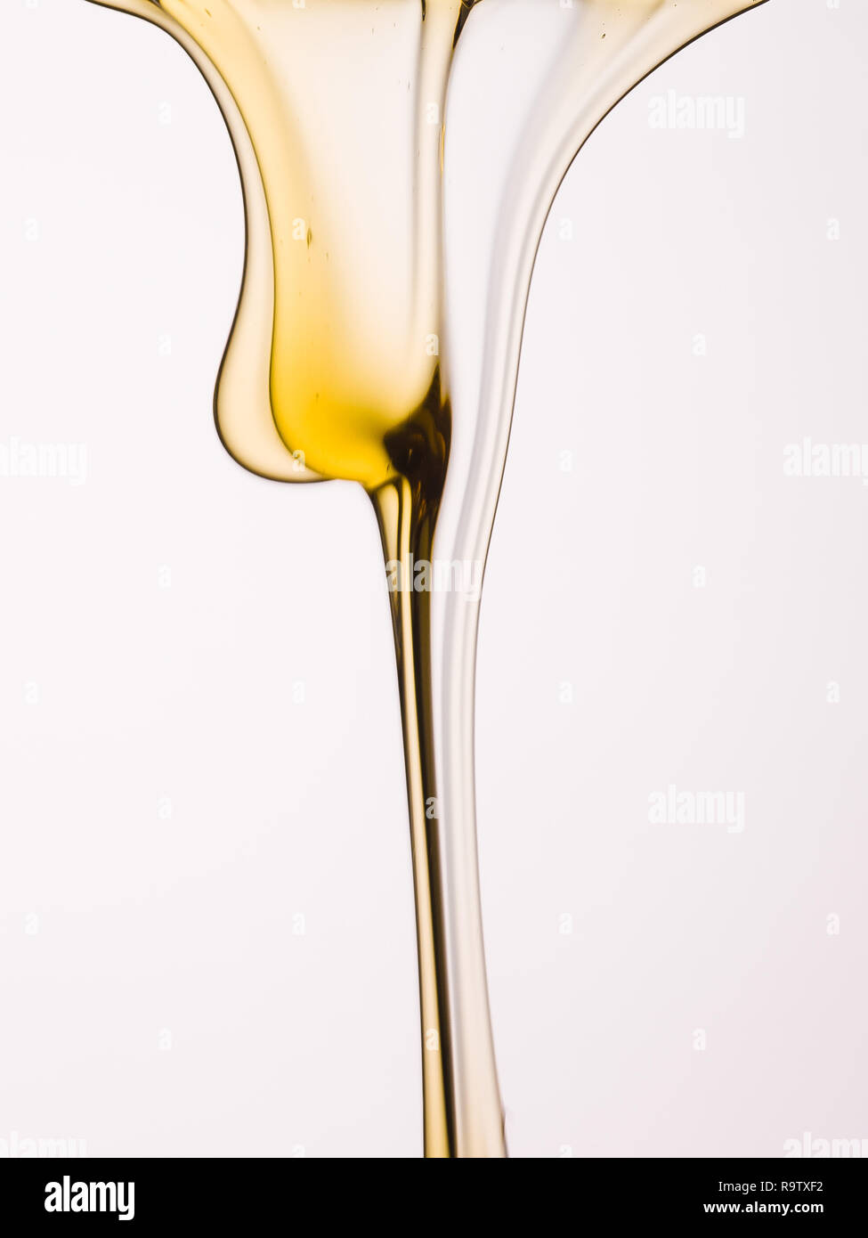 oil flowing shape. syrup flowing shape Stock Photo - Alamy