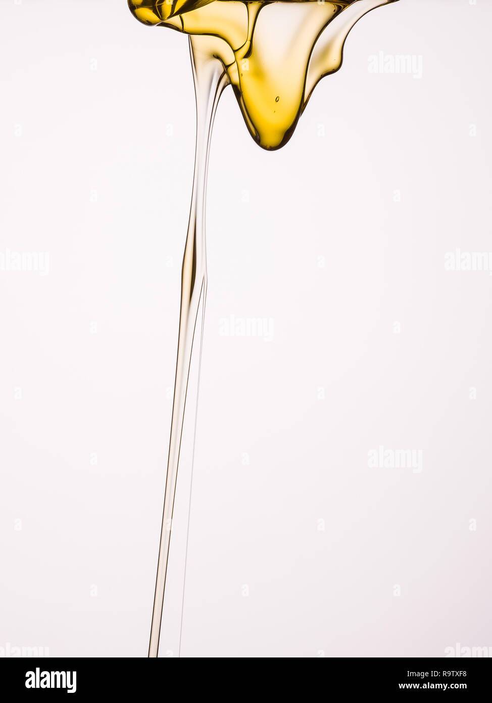 oil flowing shape. syrup flowing shape Stock Photo - Alamy