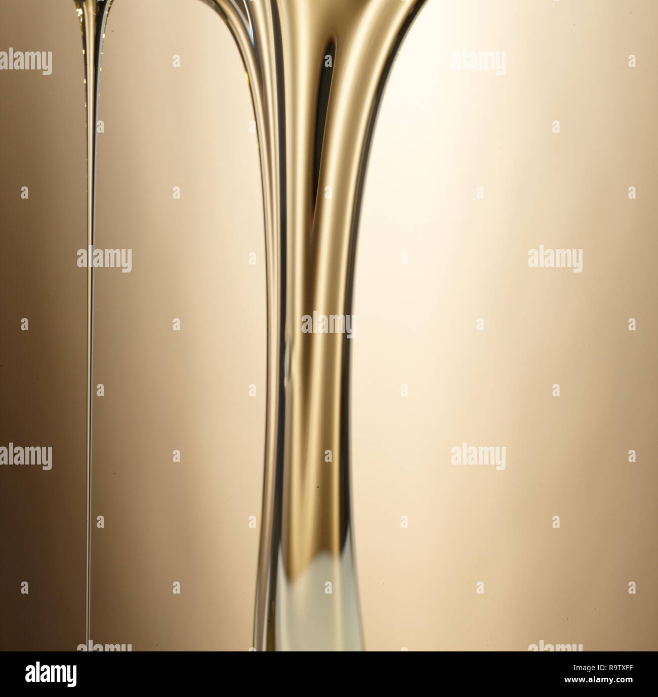 oil flowing shape. syrup flowing shape Stock Photo - Alamy