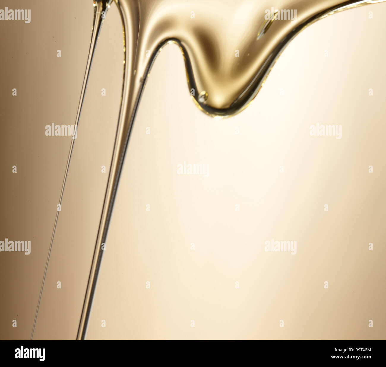oil flowing shape. syrup flowing shape Stock Photo - Alamy
