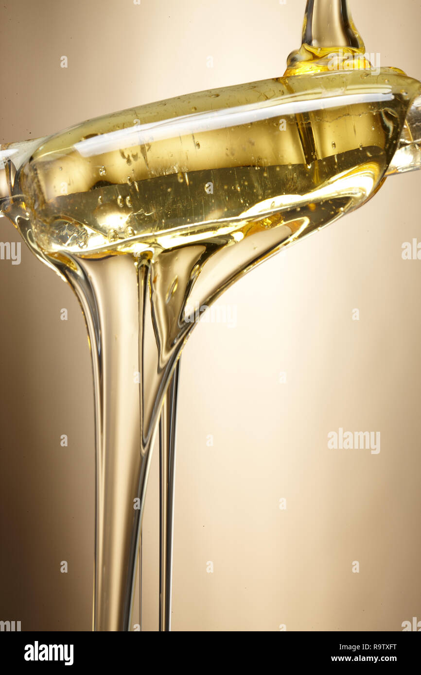 oil flowing shape. syrup flowing shape Stock Photo - Alamy
