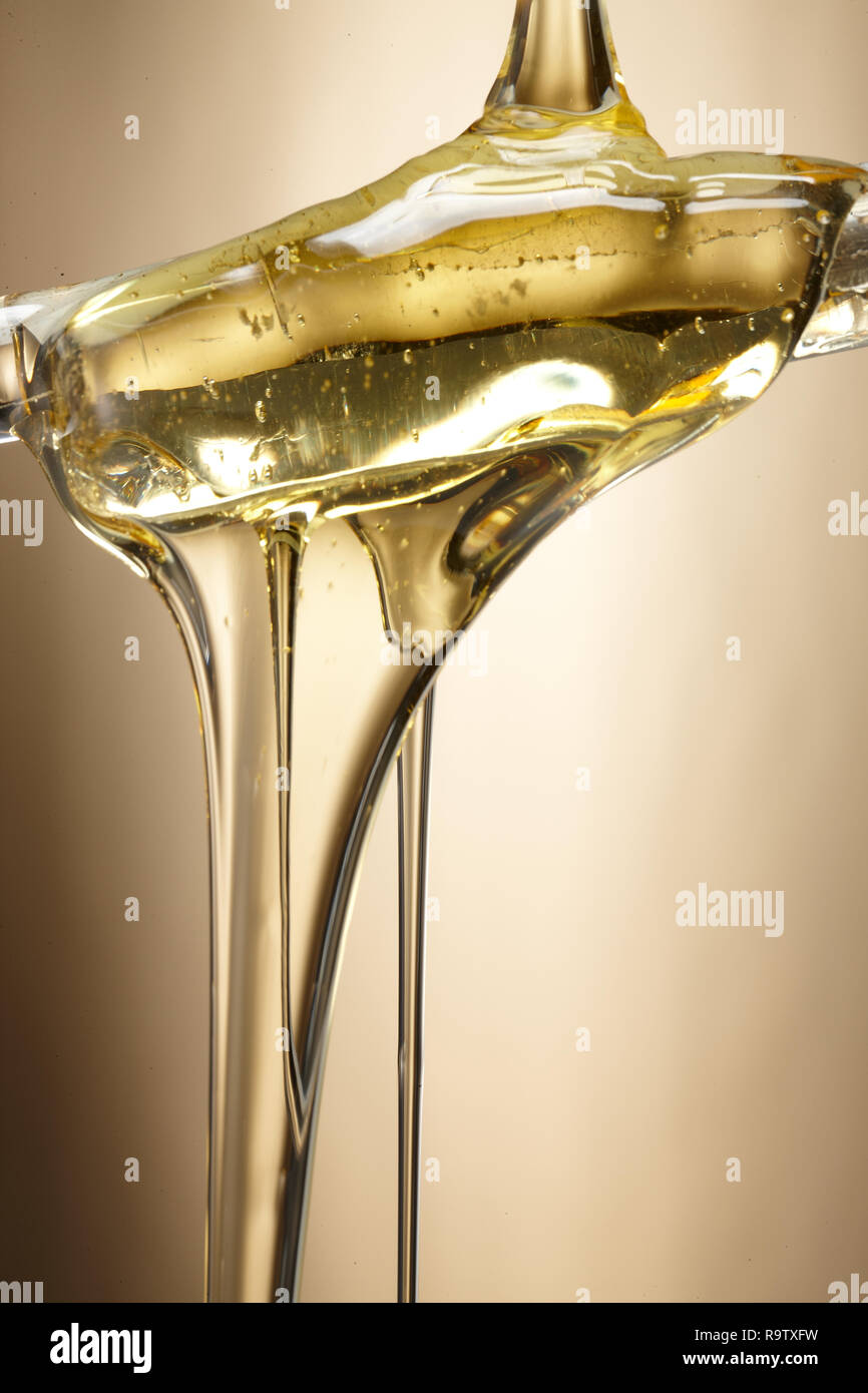oil flowing shape. syrup flowing shape Stock Photo - Alamy