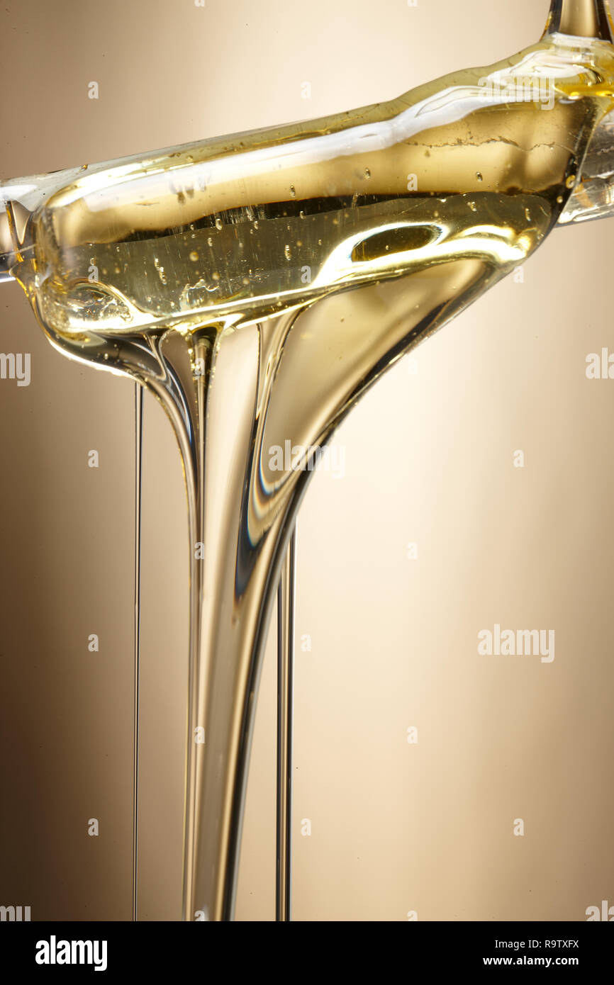 oil flowing shape. syrup flowing shape Stock Photo - Alamy