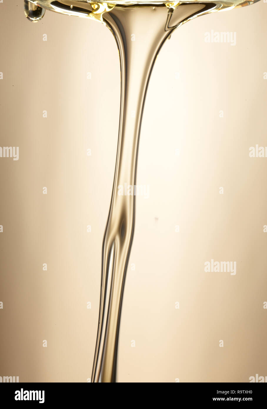 oil flowing shape. syrup flowing shape Stock Photo - Alamy
