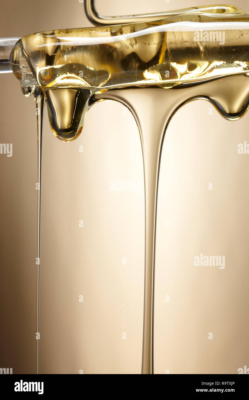 oil flowing shape. syrup flowing shape Stock Photo - Alamy