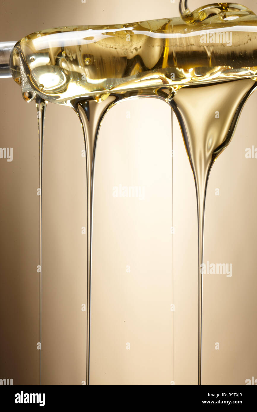 oil flowing shape. syrup flowing shape Stock Photo - Alamy