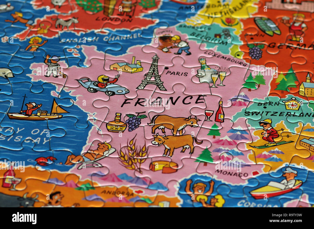 Boundaries of france hi-res stock photography and images - Alamy