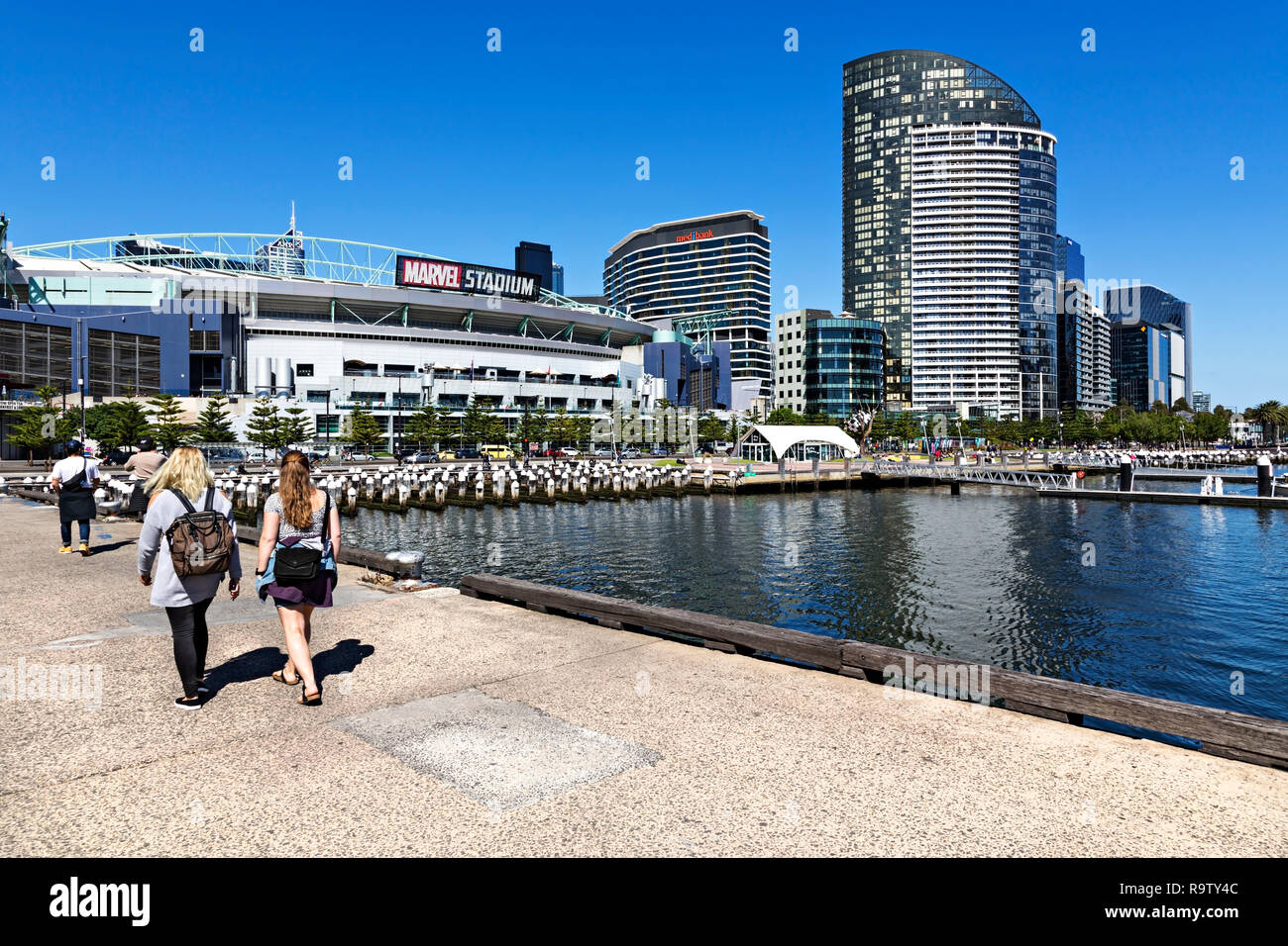Marvel Stadium in Melbourne Docklands,Victoria Australia,was opened in ...