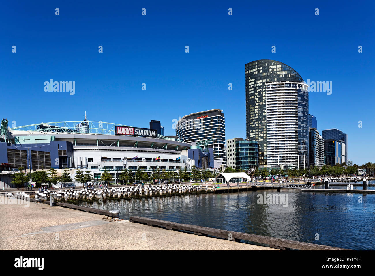 Marvel Stadium in Melbourne Docklands,Victoria Australia,was opened in ...
