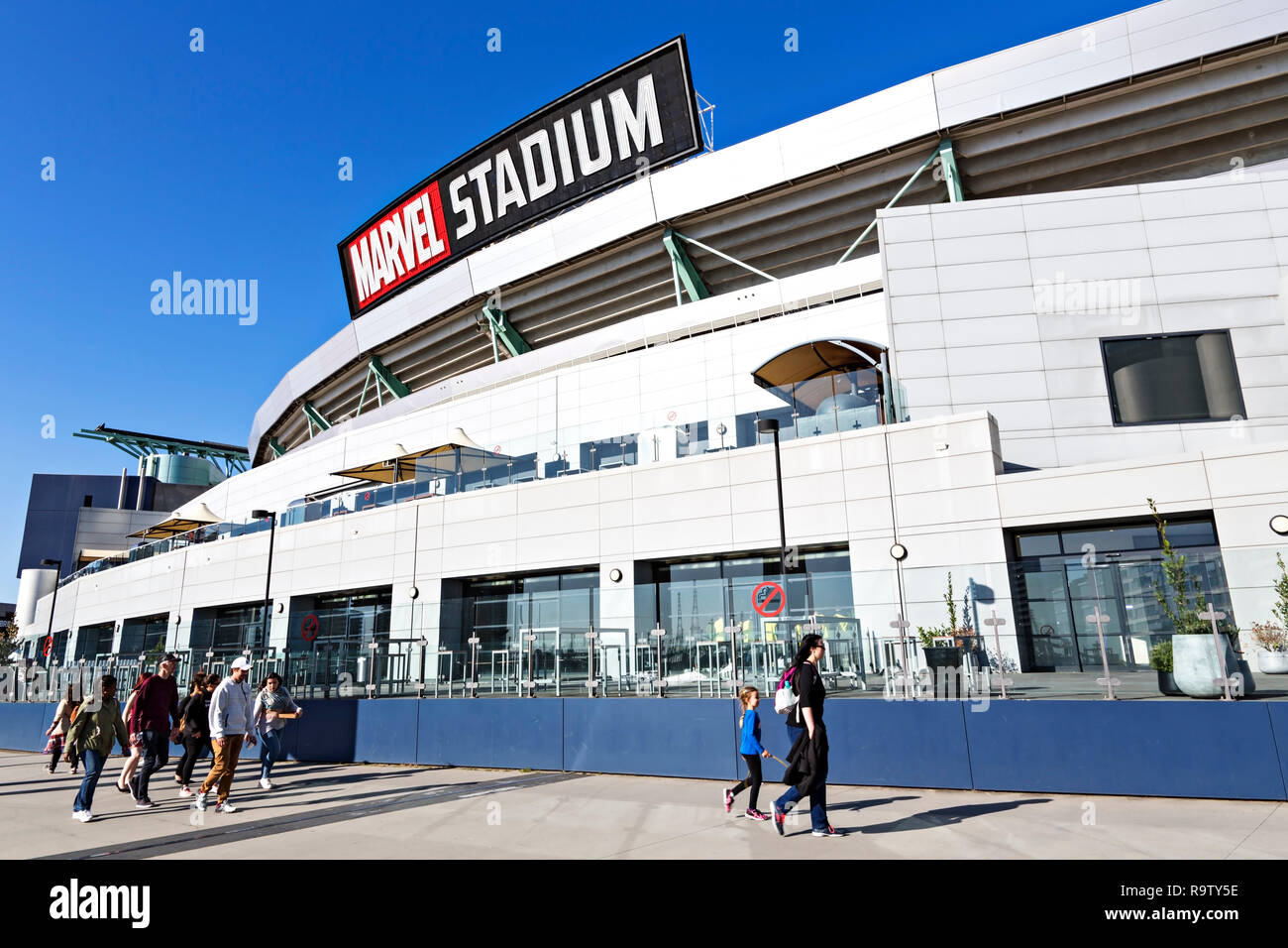 Marvel Stadium in Melbourne Docklands,Victoria Australia,was opened in ...