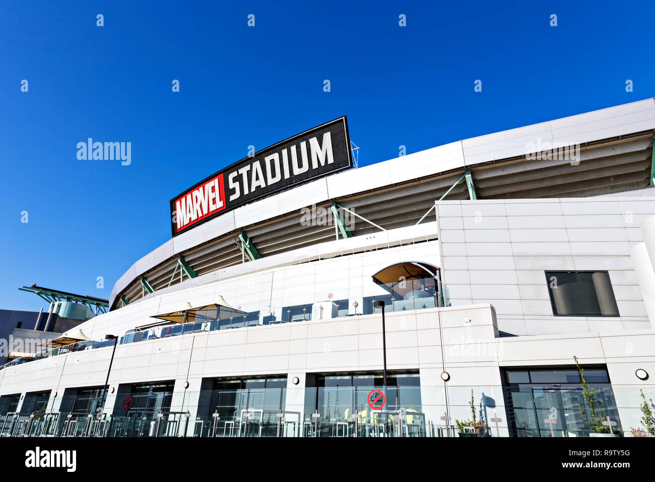 Marvel Stadium in Melbourne Docklands,Victoria Australia,was opened in ...