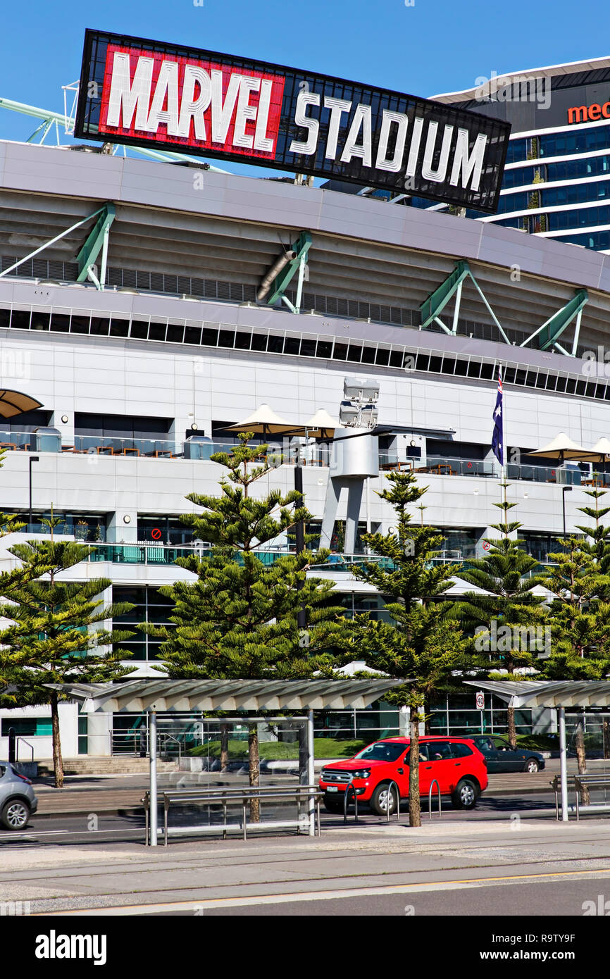 Marvel Stadium in Melbourne Docklands,Victoria Australia,was opened in ...