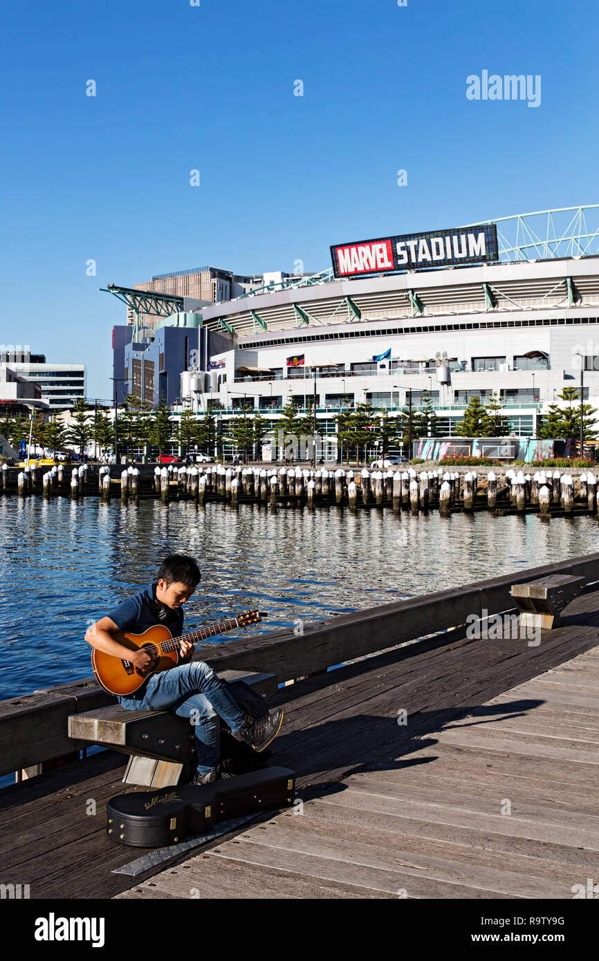 Marvel Stadium in Melbourne Docklands,Victoria Australia,was opened in ...