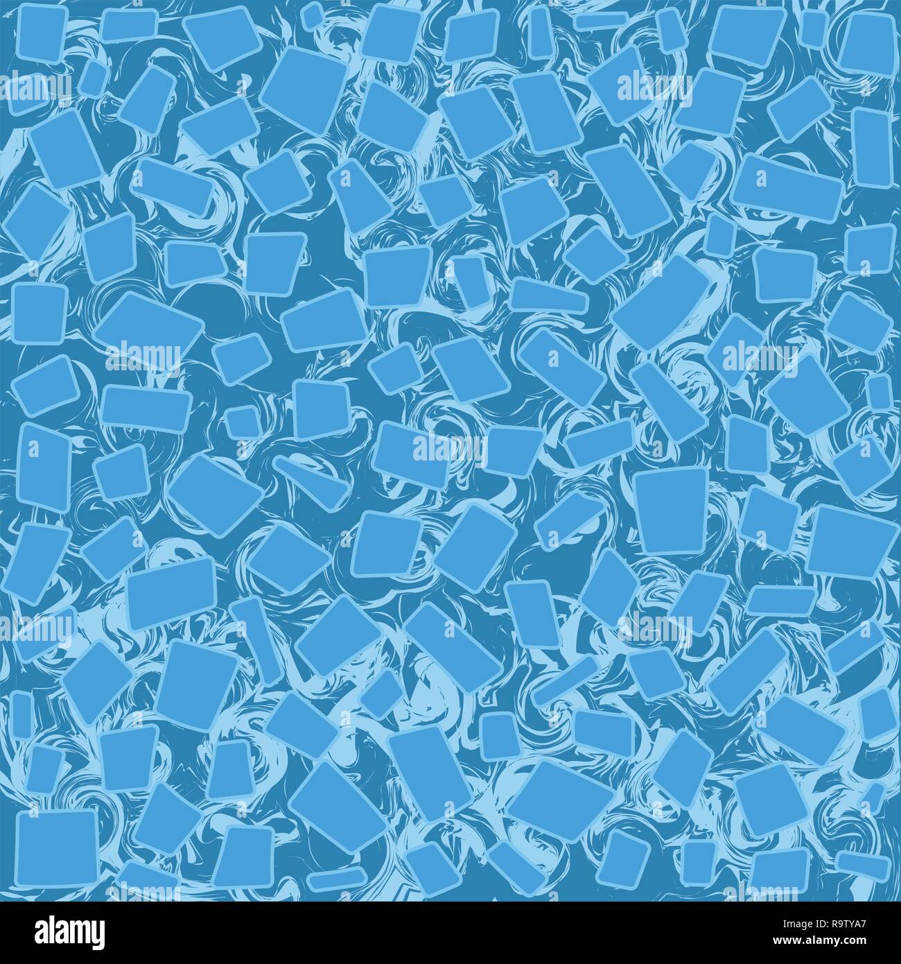 Trendy marble texture design with splatter spots, blue marbling surface ...