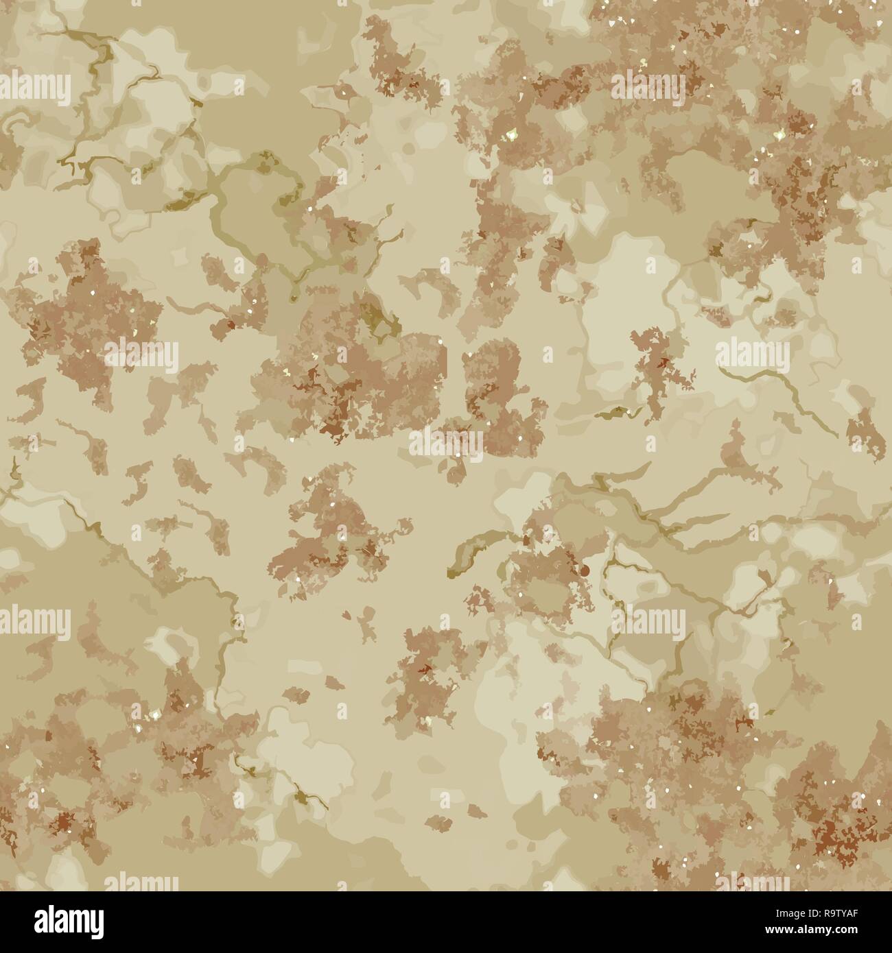 Camo marble texture design with splatter spots, khaki desert surface ...