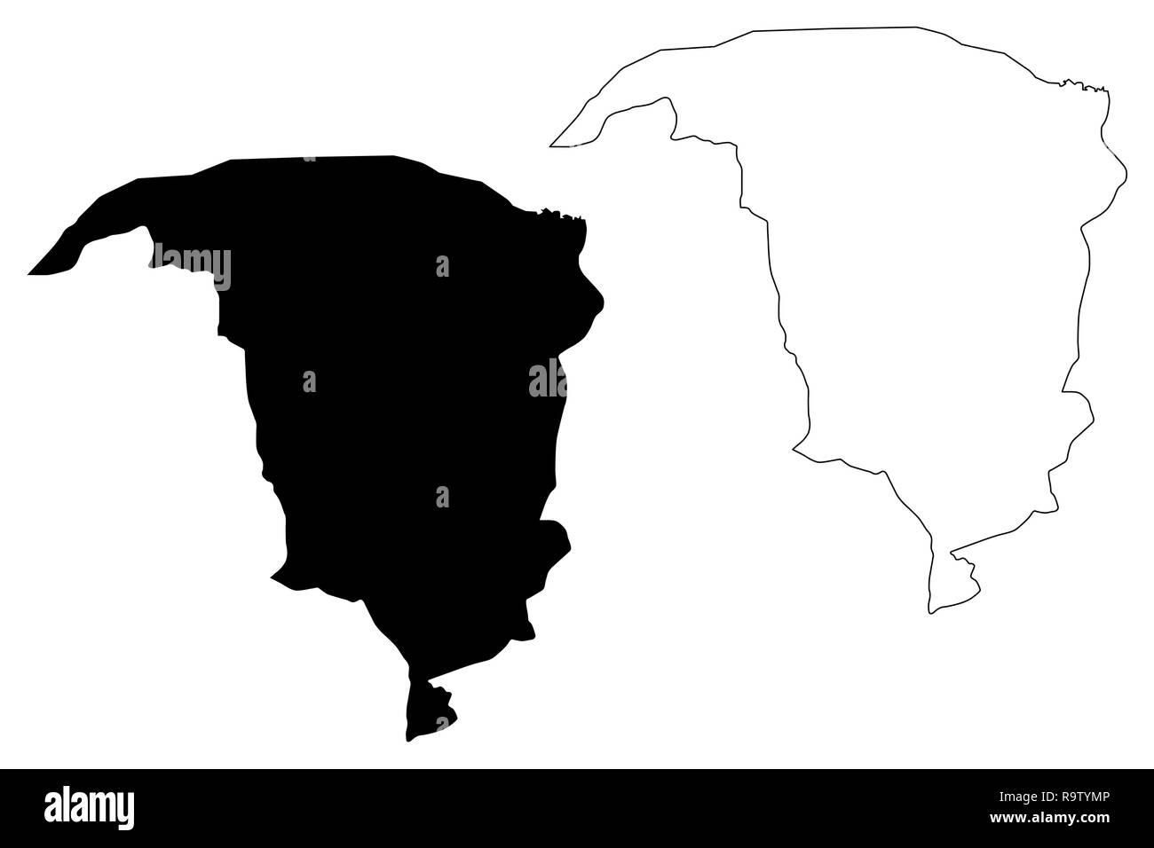Yobe State (Subdivisions of Nigeria, Federated state of Nigeria) map ...